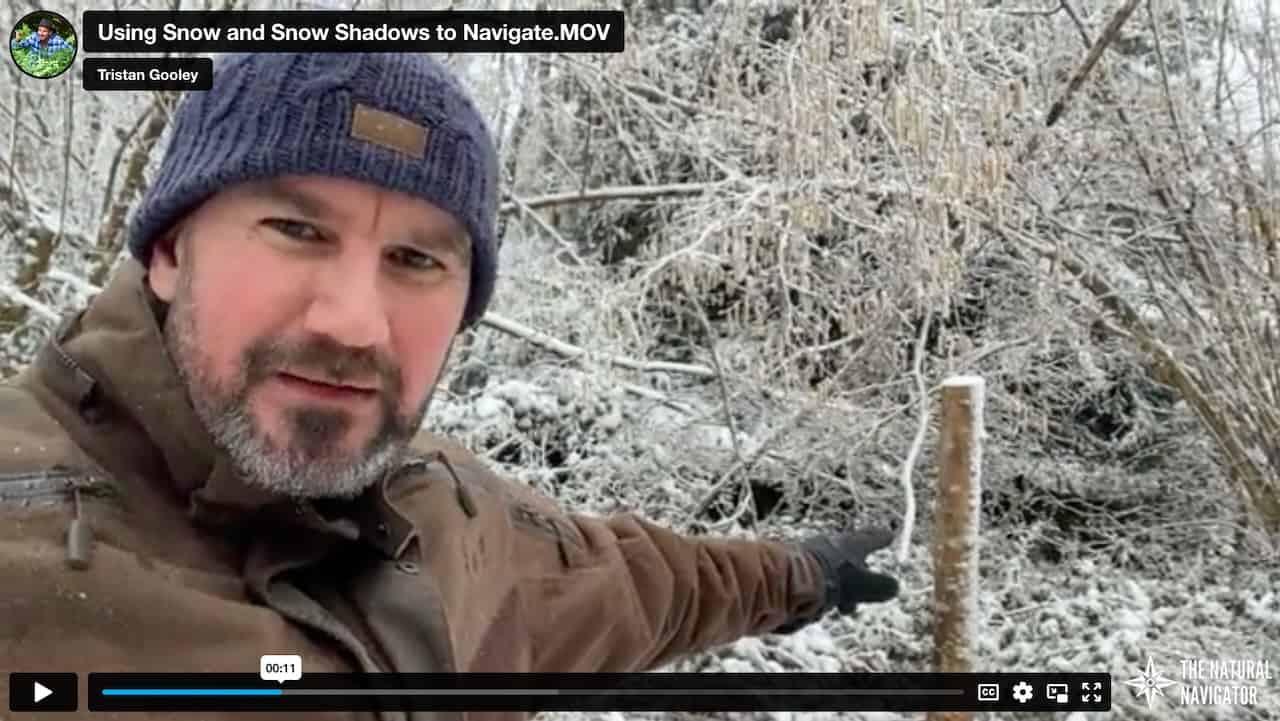Using Snow and Snow Shadows to Navigate - The Natural Navigator