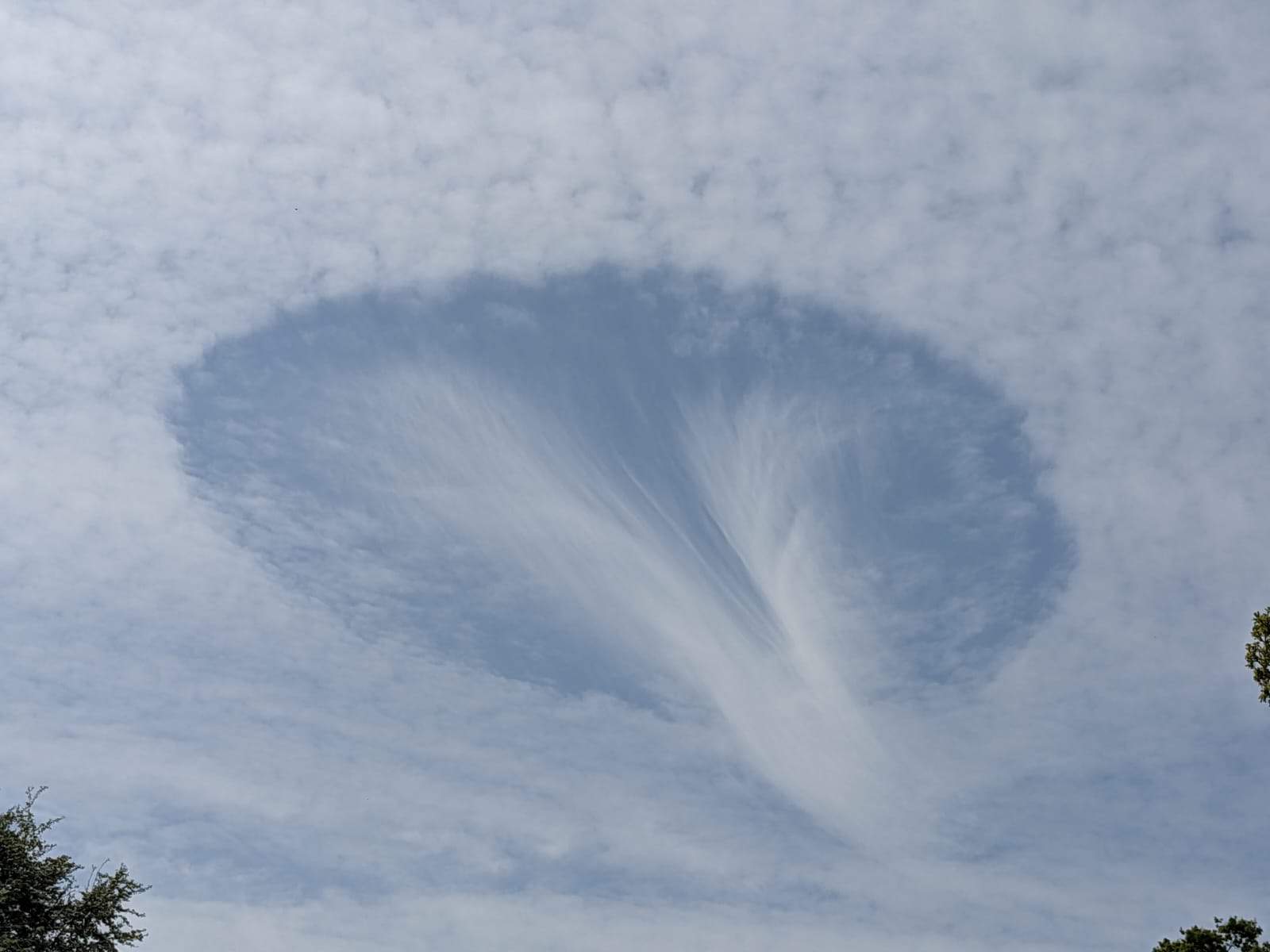 What are Fallstreak Holes in Clouds? - The Natural Navigator