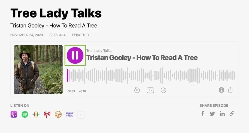 The Tree Lady Talks Podcast - The Natural Navigator